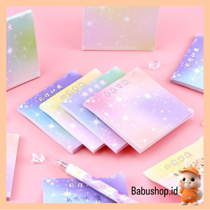 Jual BBS STICKY NOTES GRADIENT / STICKY NOTES GRADASI ISI 50 LBR ...
