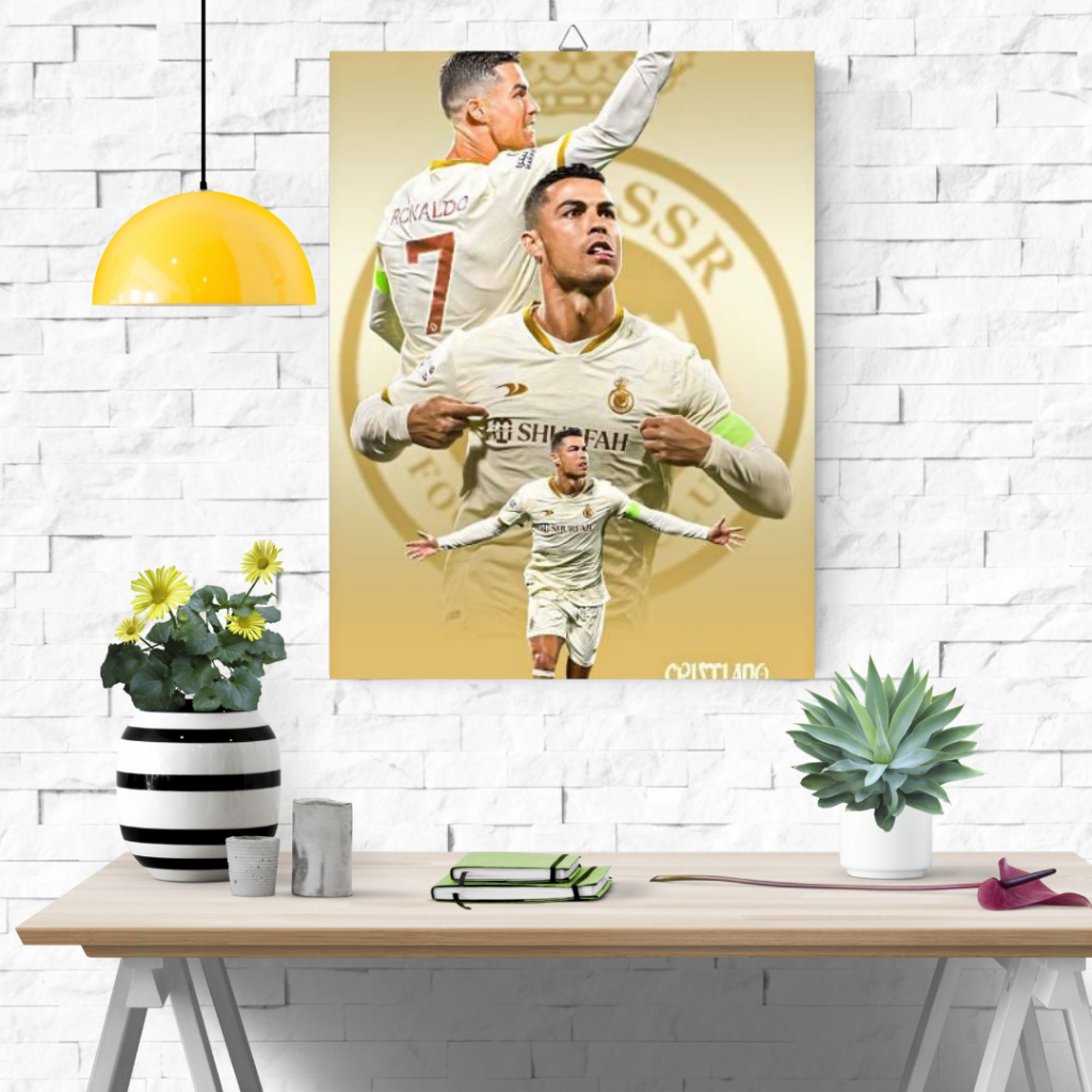 Jual HIASAN DINDING CRISTIANO RONALDO - POSTER KAYU - FOTO LUKISAN ...