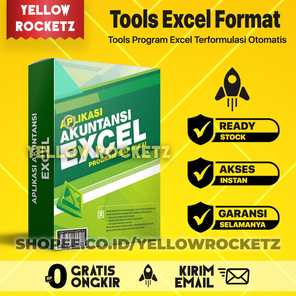Jual APLIKASI AKUNTANSI EXCEL - Tools Program Siap Pakai - Aplikasi ...