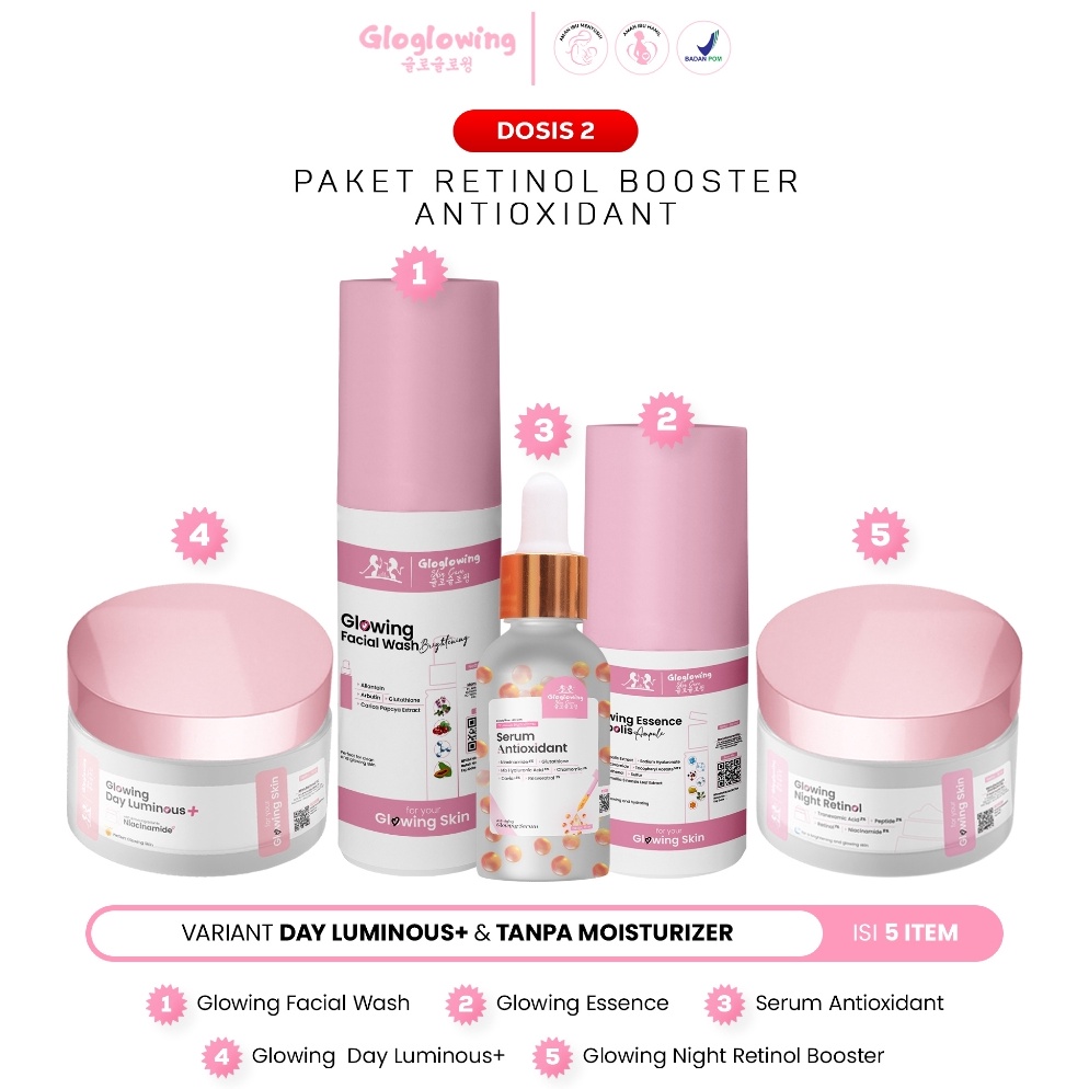 Jual Harga lebay DOSIS 2 Paket Retinol Booster Antioxidant | Shopee ...