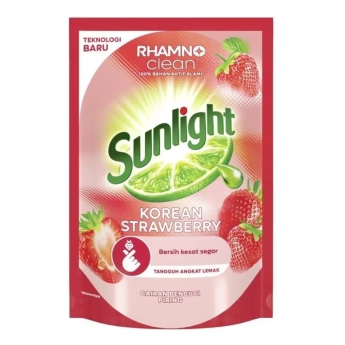 Jual Sunlight Korean Strawberry Sabun Cuci Piring 600ml | Shopee Indonesia