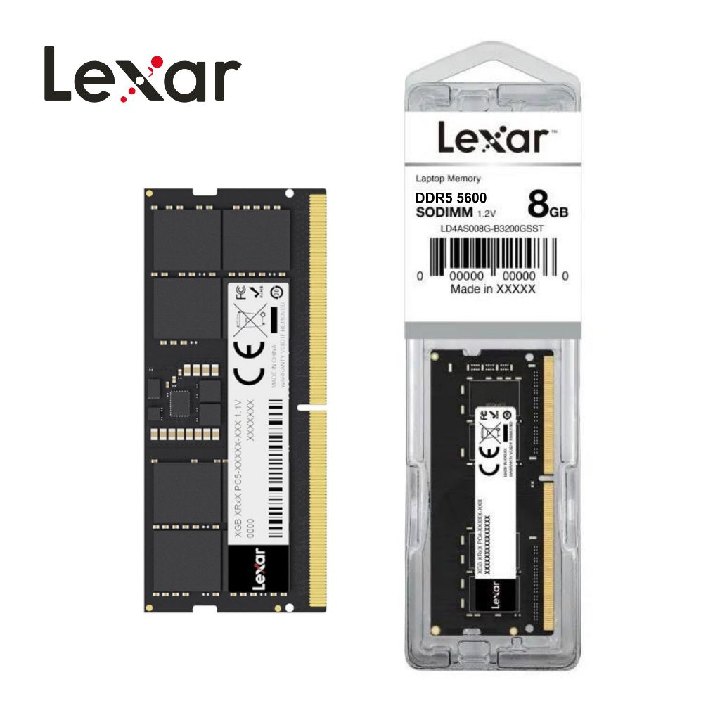 Jual RAM Laptop SODIM / SODIMM LEXAR DDR5 5600 8GB ORIGINAL | Shopee Indonesia