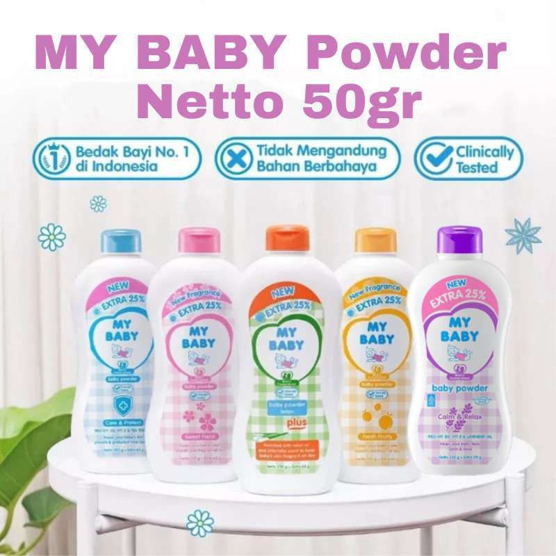 Jual My Baby Powder 50gr ORIGINAL-BPOM | Shopee Indonesia