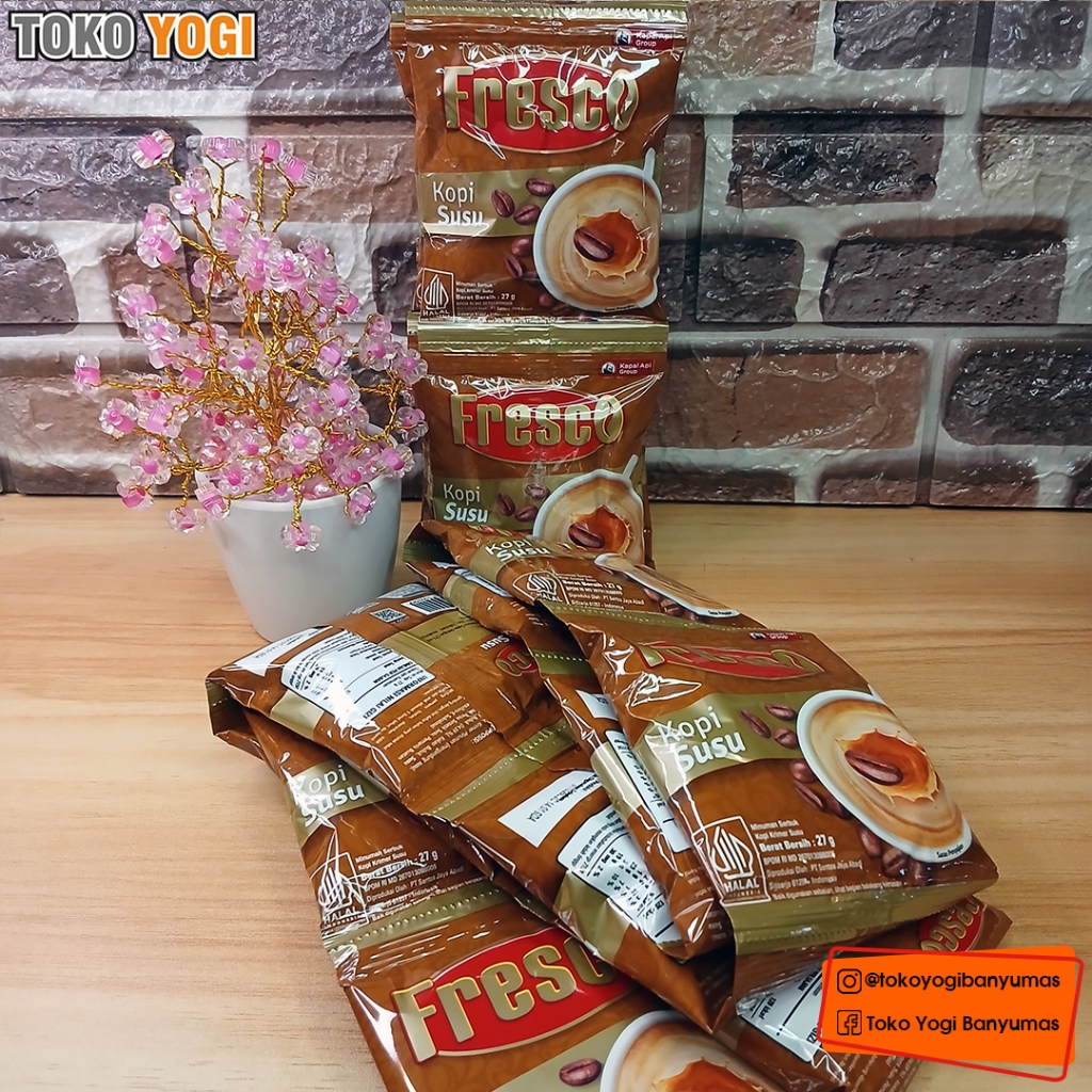 Jual FRESCO KOPI SUSU 27g || RENCENG (12pcs) | Shopee Indonesia