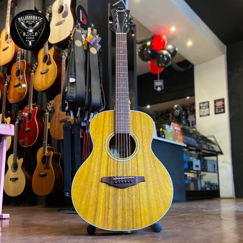 Jual GITAR AKUSTIK GRANDE GW38K NS | Shopee Indonesia