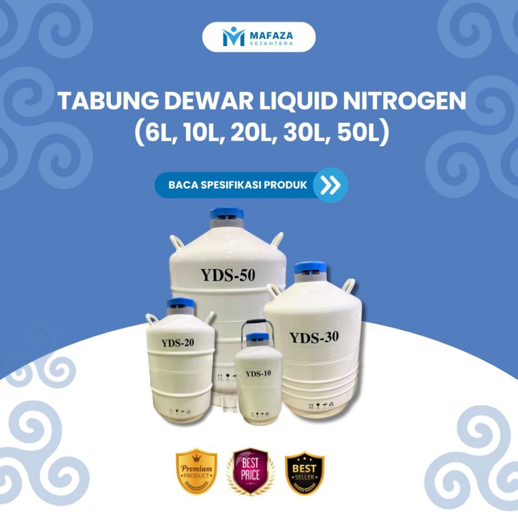 Jual YDS-50 Tabung Dewar Liquid Nitrogen (10L, 20L, 30L, 5L) | Shopee Indonesia