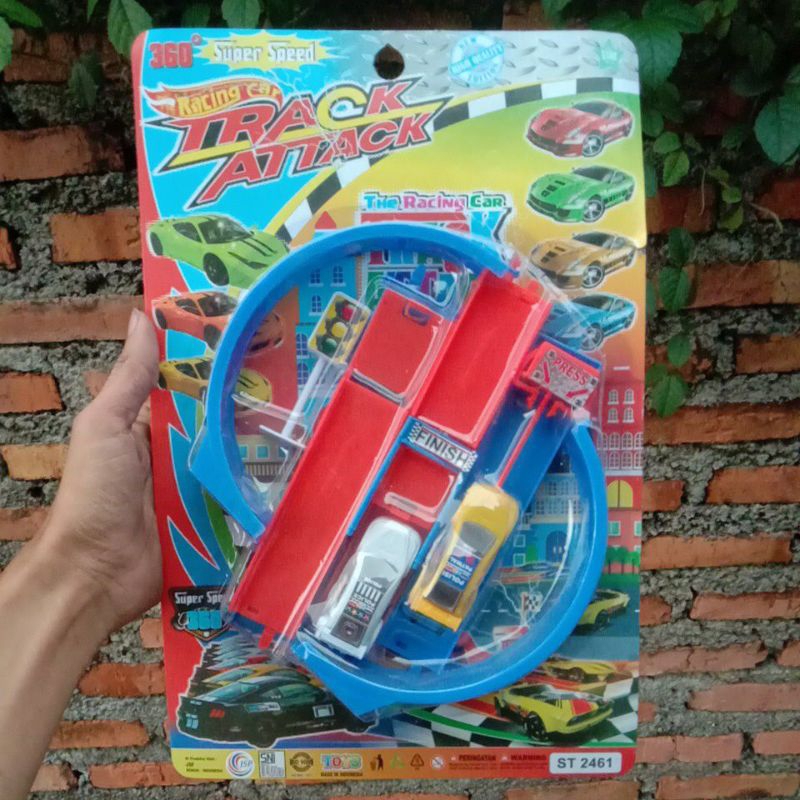 Jual mainan racing car track attack (1set) | Shopee Indonesia