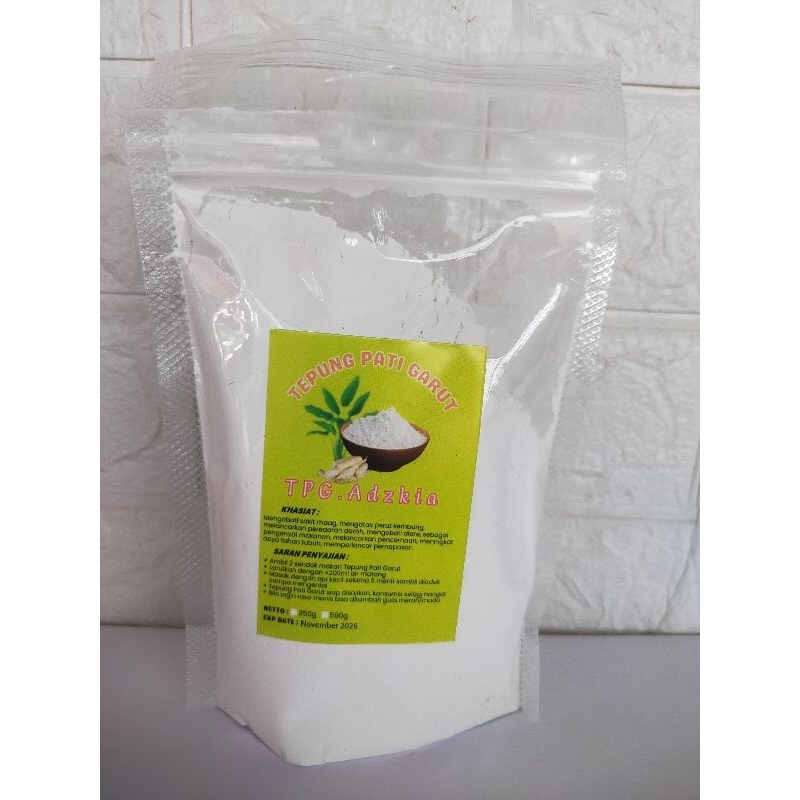 Jual TEPUNG GARUT/PATI ASAM LAMBUNG/ ANGKRIK/ARROWROOT 250 gr | Shopee ...
