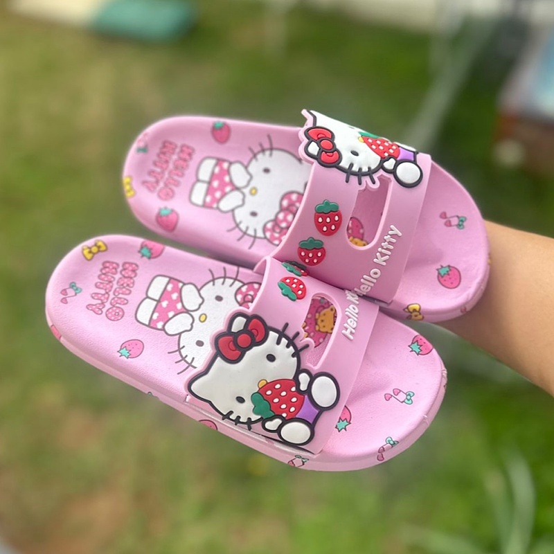 Jual Sandal Anak Perempuan Hello Kitty Sandal Anak Perempuan Anti Selip Melody Lucu Dalam Ruangan Bayi Perempuan Shopee Indonesia
