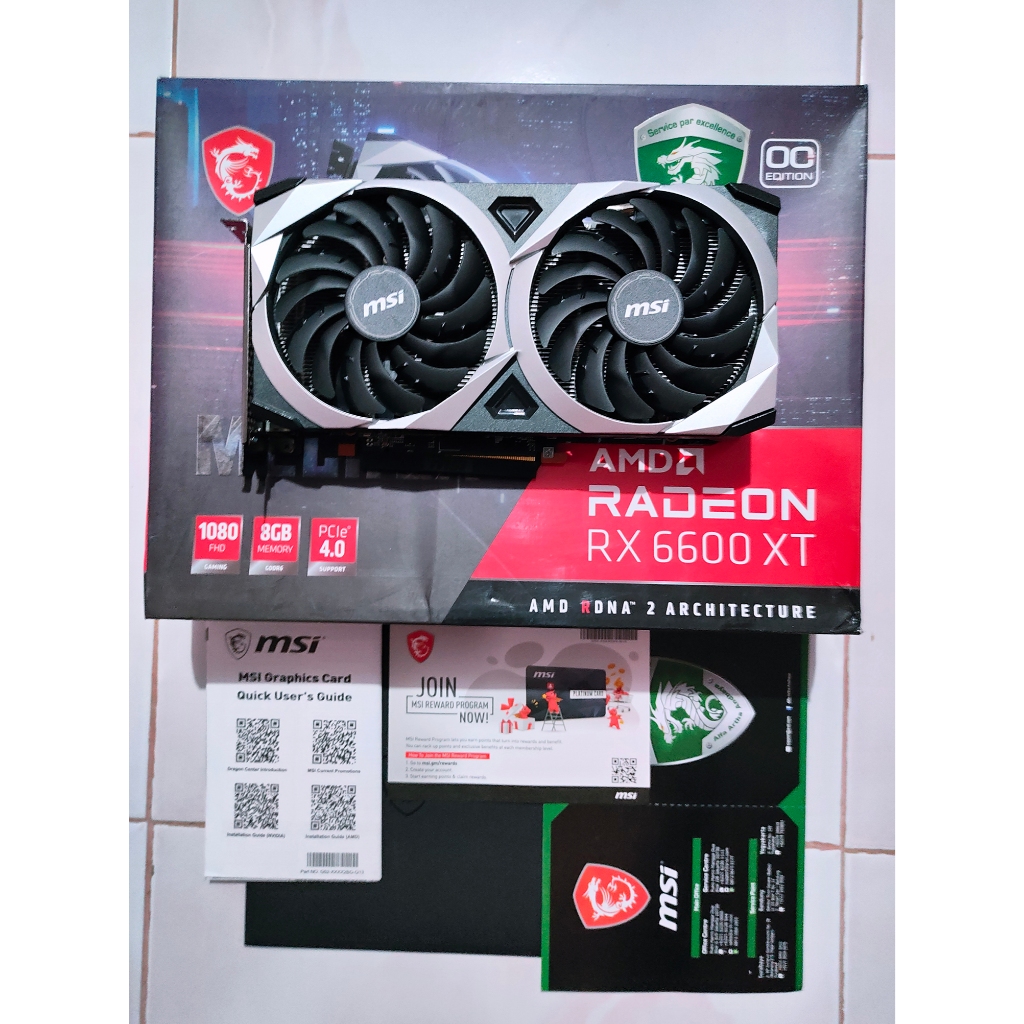 Jual MSI Radeon RX 6600 XT MECH 2X 8G OC | Shopee Indonesia