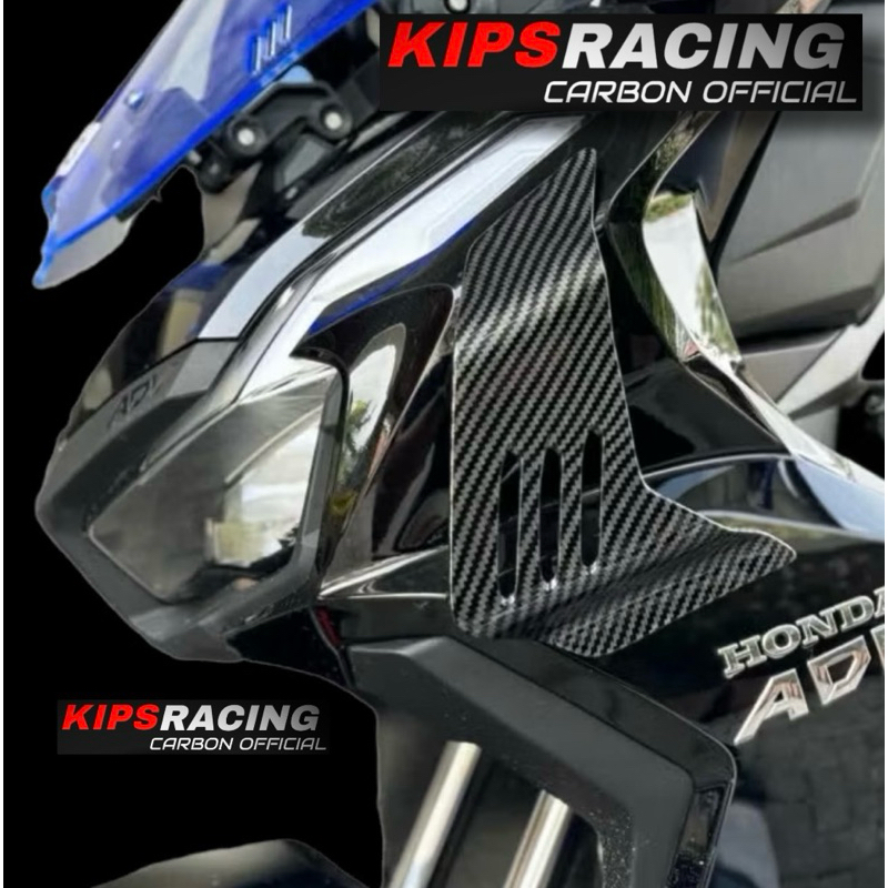 Jual AIRSCOOP ADV 160 SET KIRI KANAN CARBON GLOSY ️adv 160 Cover lampu ...