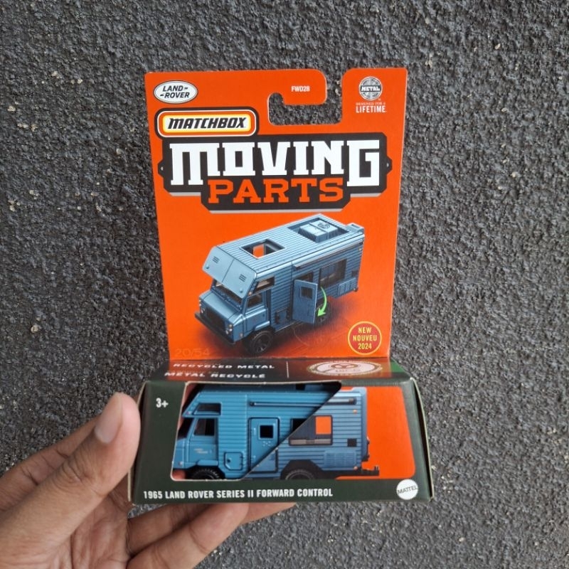 Jual Matchbox Moving Parts Land Rover Series II Forward Control ...