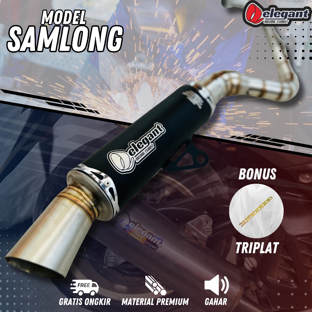 Jual Knalpot Samlong original elegant n max aerox Vario beat Genio ...
