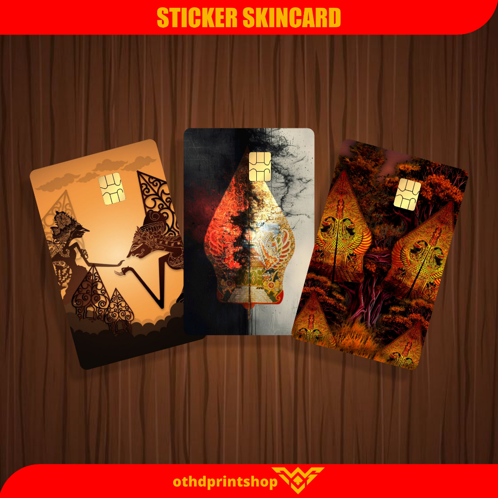 Jual Stiker Sticker Skin Kartu Atm Tema Wayang Special Stiker | othdart ...