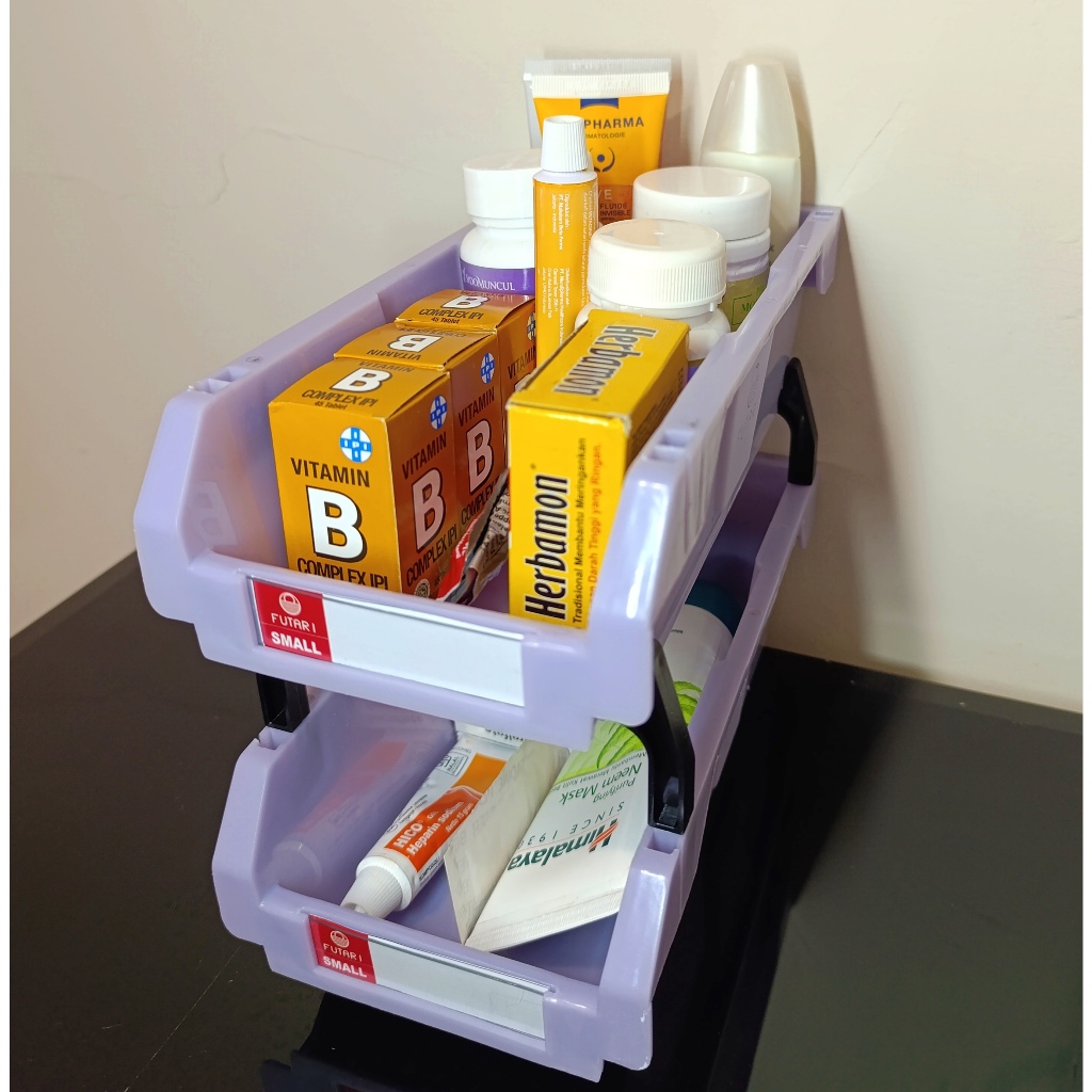 Jual Rak Susun Untuk Apotik - Toko Obat - Farmasi Rumah Sakit Futari Small Paket 2 Pcs | Shopee ...
