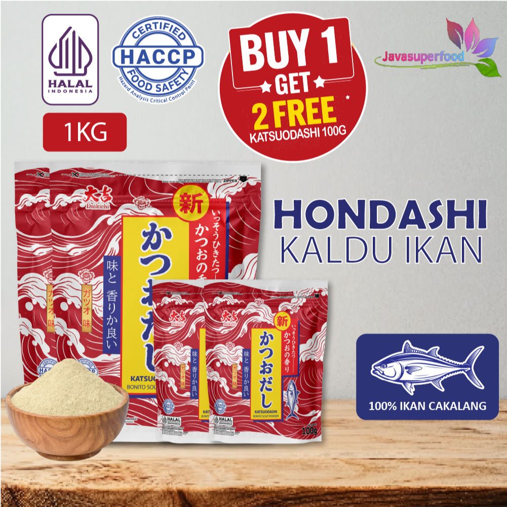 Jual [HALAL] HONDASHI KATSUODASHI MERAH BONITO SOUP POWDER / BUMBU IKAN / BUBUK KALDU IKAN ...