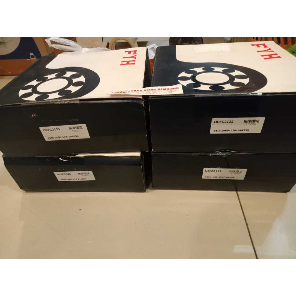 Jual FLANGE BEARING / FLANGE HOUSING UNIT UCFC 212 MERK FYH JAPAN ORIGINAL | Shopee Indonesia