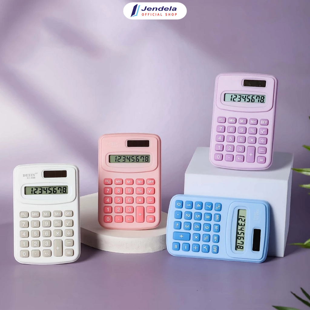 Jual Kalkulator Mini KC-888 Slim Warna-Warni Calculator Untuk Pelajar ...