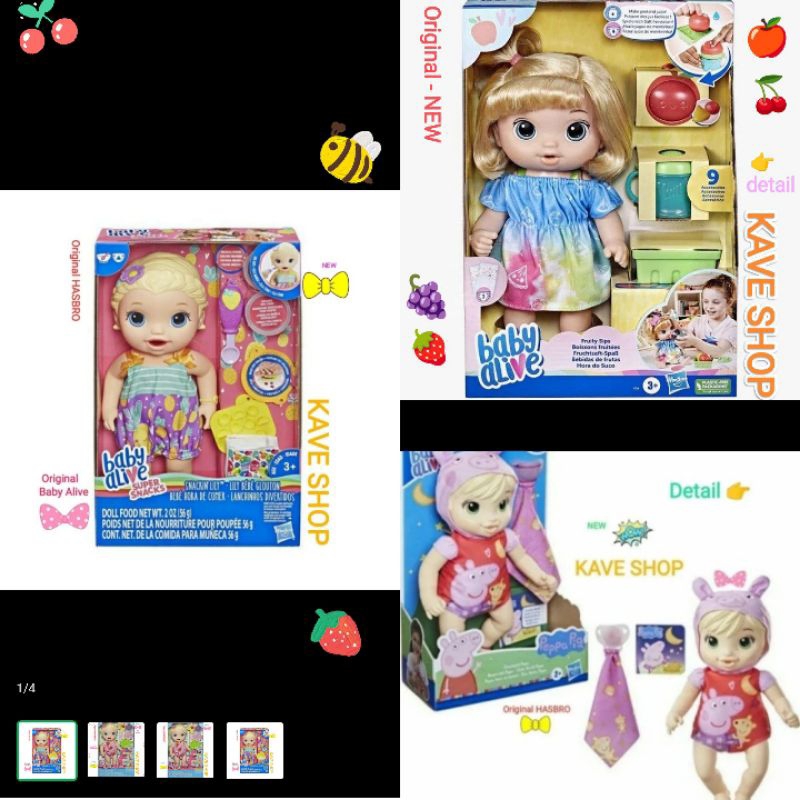 Jual Baby Alive Peppa Pig : Goodnight Peppa / Baby Alive Fruity Sips ...