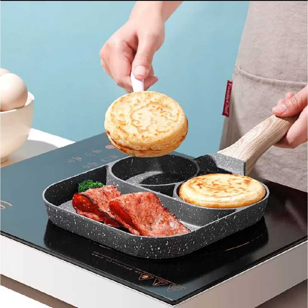 Jual PANCI TELUR CETAKAN 4 LUBANG OMELETTE PAN 4 LUBANG - 3 LUBANG ...