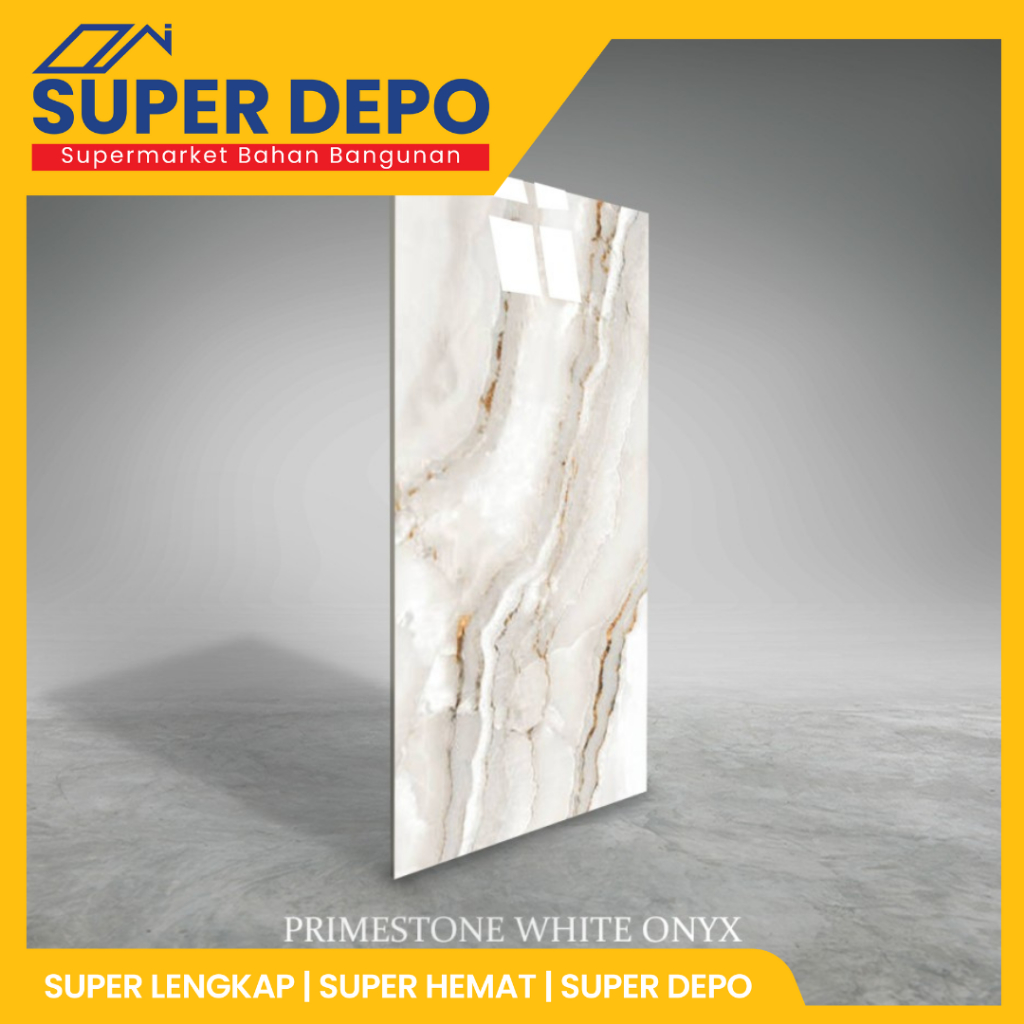Jual GRANITE VALENTINO GRESS 60X120 - PRIMESTONE WHITE ONYX | Shopee ...