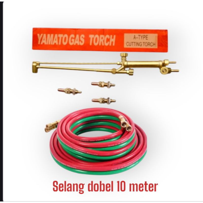 Jual BLANDER LAS POTONG TIPE A YAMATO + SELANG DOBEL METAGOMMA | Shopee ...