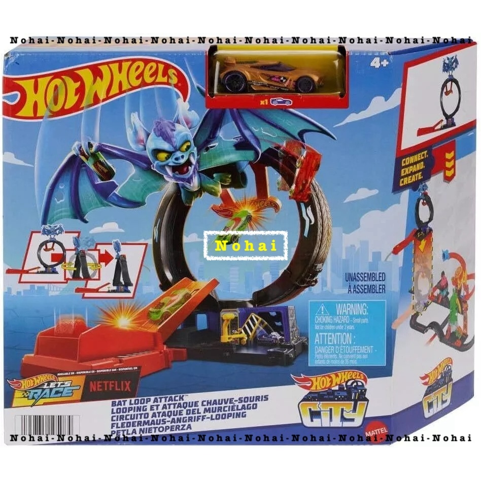 Jual HotWheels Hot Wheels City Bat Loop Attack | Shopee Indonesia