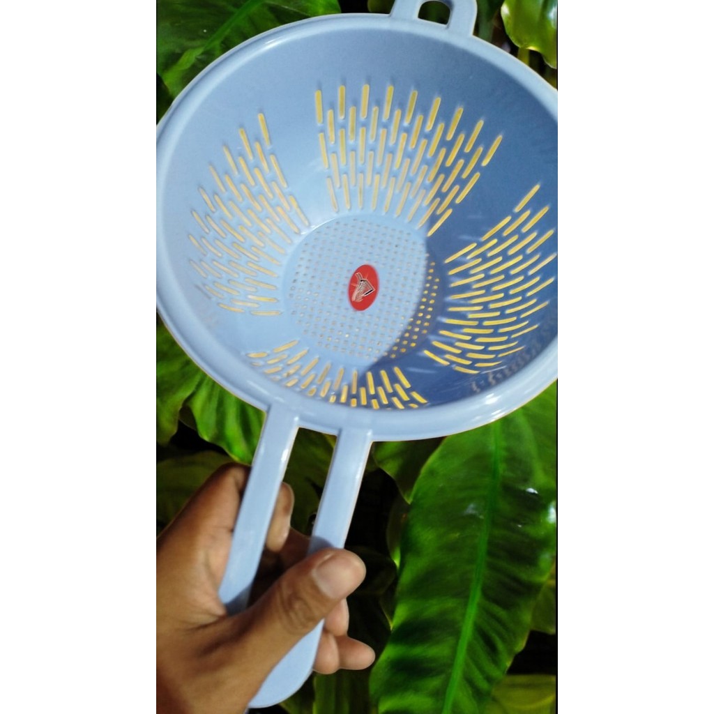 Jual Saringan sayur strainer ukuran tanggung bahan plastik bundar ...