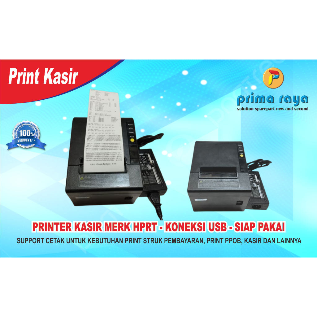 Jual Printer Kasir HPRT seri TP806 Thermal 80MM - Cetak PPOB, Struk ...