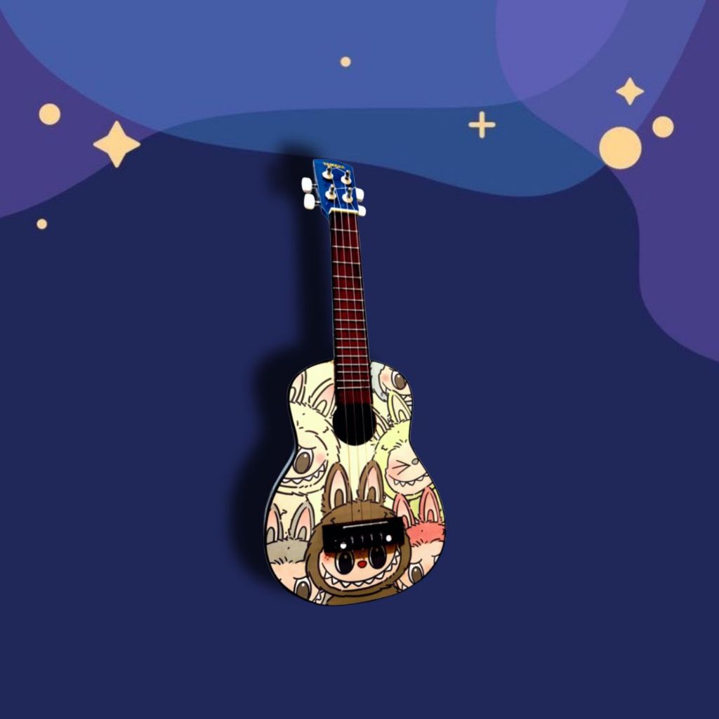 Jual Gitar mini senar4 nilon / Ukulele senar 4 warna / kencrung senar4 ...