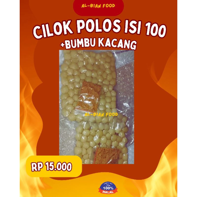 Jual cilok mini isi 100 bumbu kacang | Shopee Indonesia