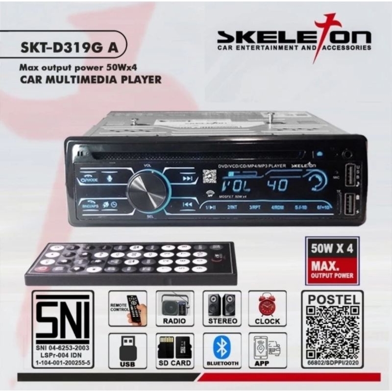 Jual Single Din DVD bluetooth mp3 tape mobil singledin multimedia ...