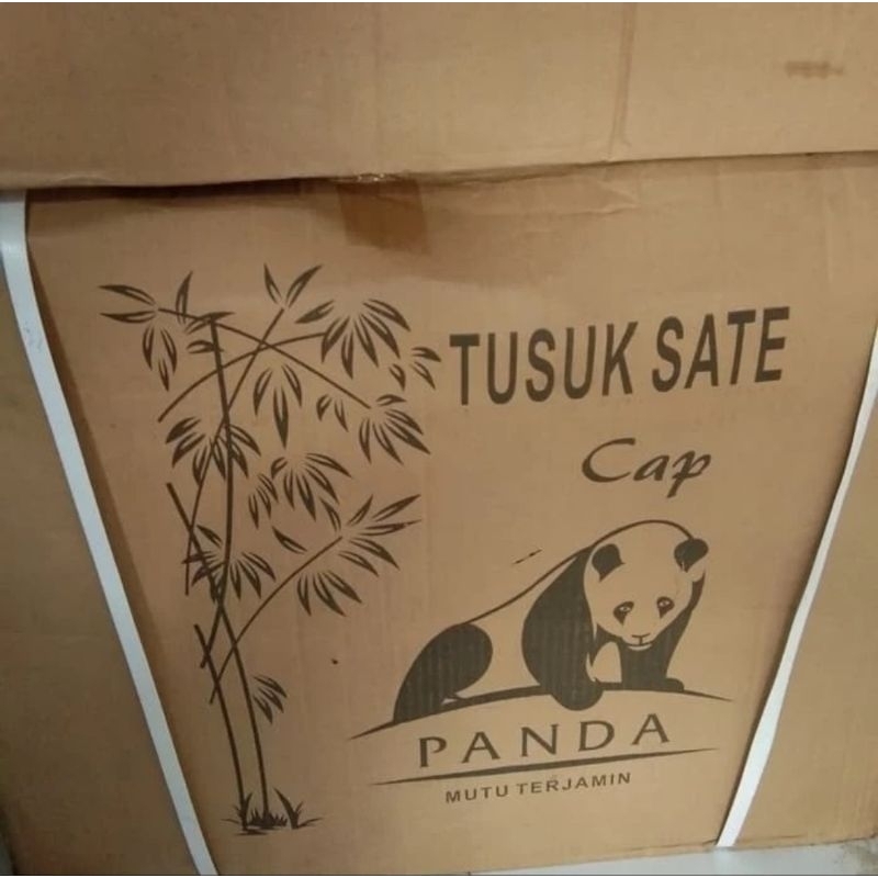 Jual Tusuk Sate Cap Panda Mutu Terjamin 1 Dus Isi 60 Pack | Shopee ...