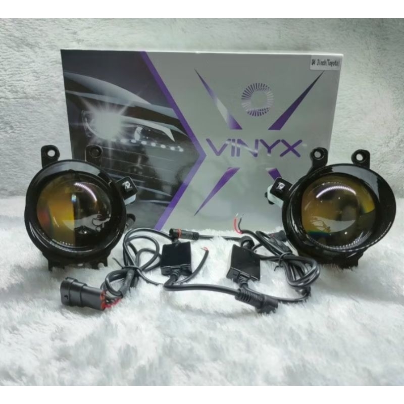 Jual LAMPU FOGLAMP MOBIL ORIGINAL MERK VINYX BILED FOGLAMP Q4 3 WARNA ...