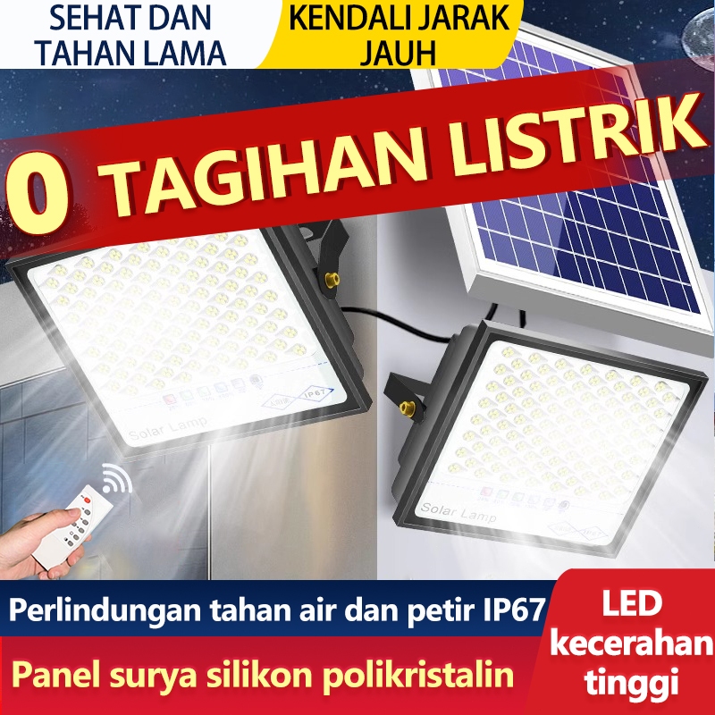 Jual Lekepu lampu solar panel tahan air max sorot solar cell otomatis ...