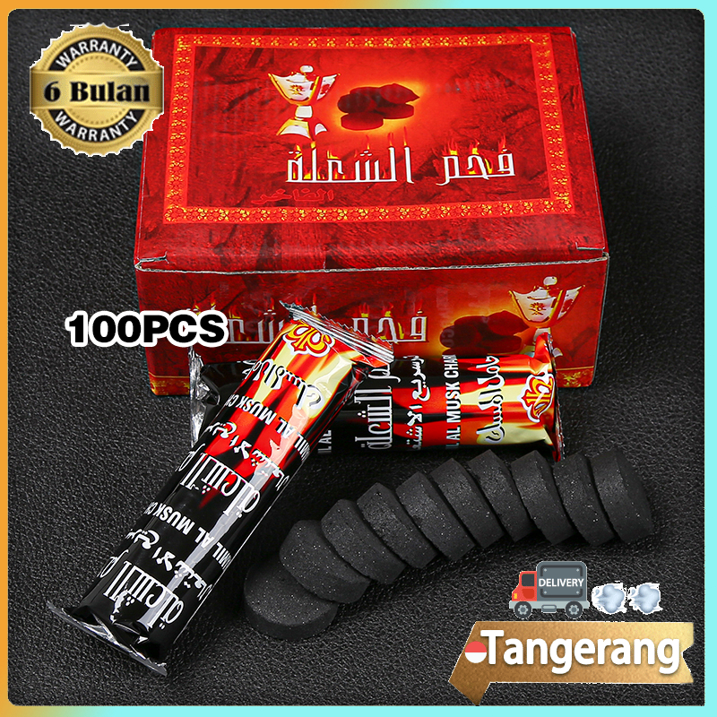 Jual 100pcs/box Arang Briket Magic Briket Batok Kelapa Untuk Berkemah ...