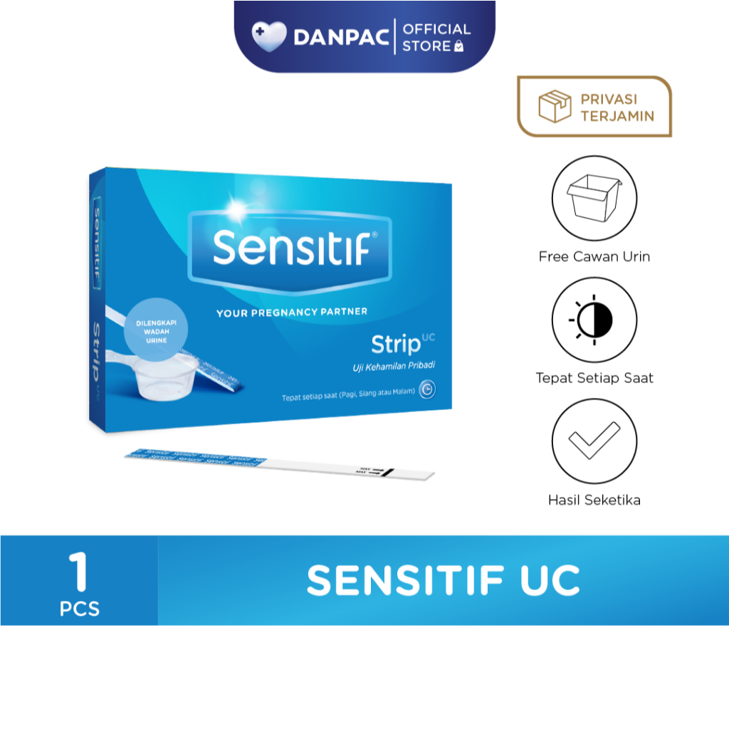 Jual Sensitif UC Test Pack isi 1 Pcs / Alat Tes Kehamilan | Shopee ...