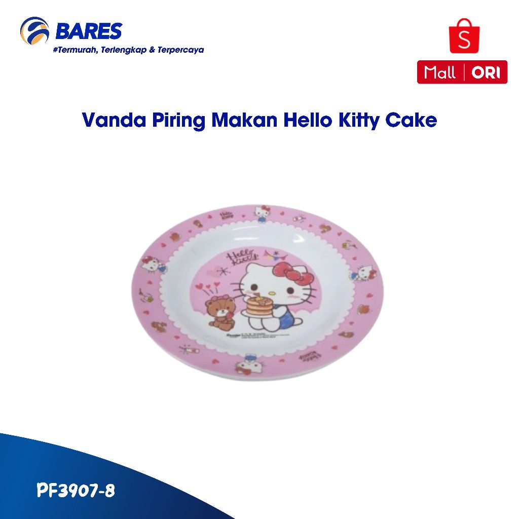Jual Vanda PF3907-8 Piring Makan Melamine Karakter 8 Inch | Shopee ...