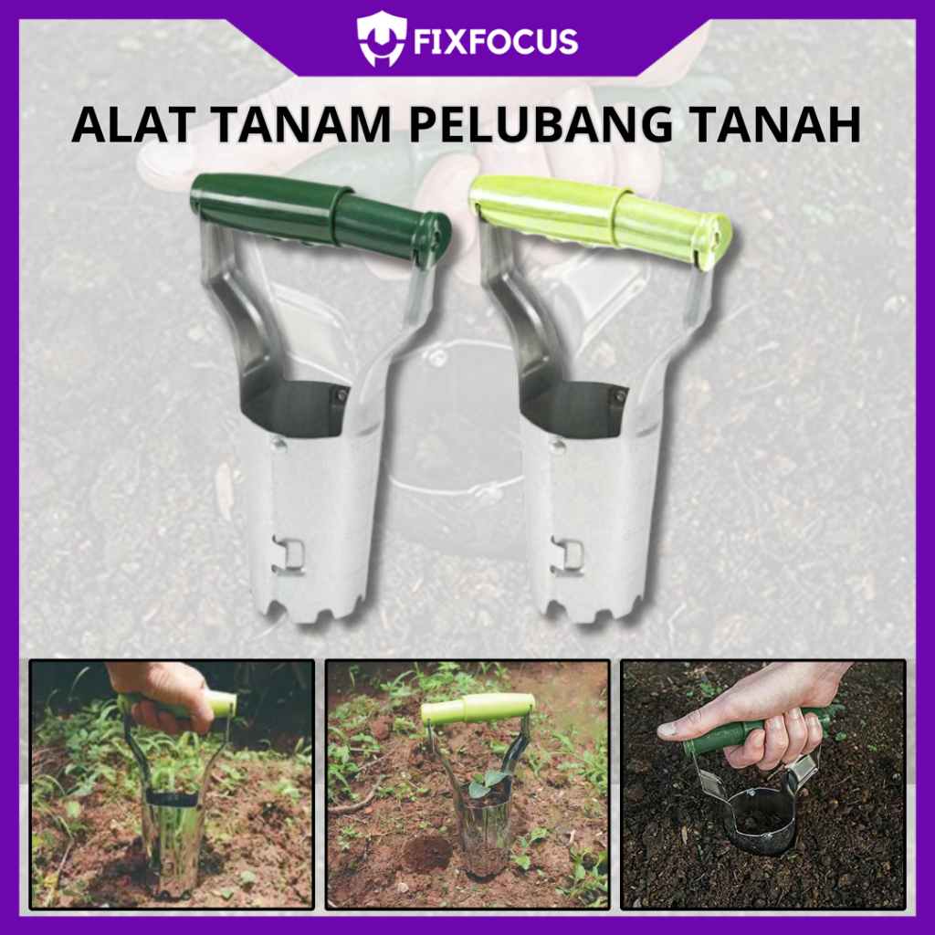 Jual Alat Tanam Pelubang Tanah Penanam Bibit Pertanian Kebun Bulb ...