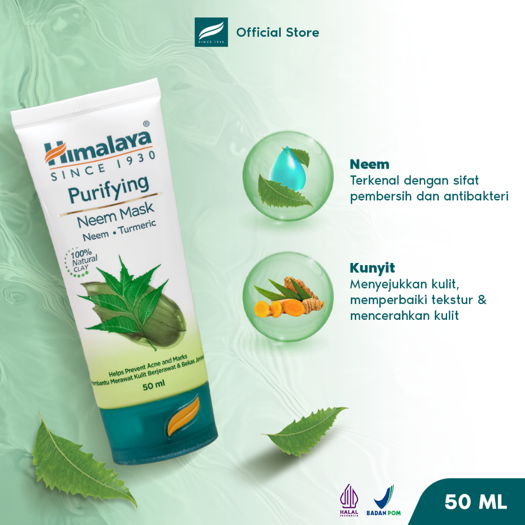 Jual Himalaya Purifying Neem Face Mask 50ml - Masker Wajah Untuk ...