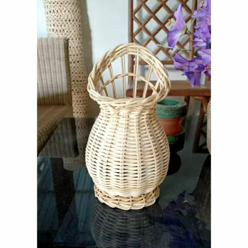 Jual vas rotan pot bunga | Shopee Indonesia
