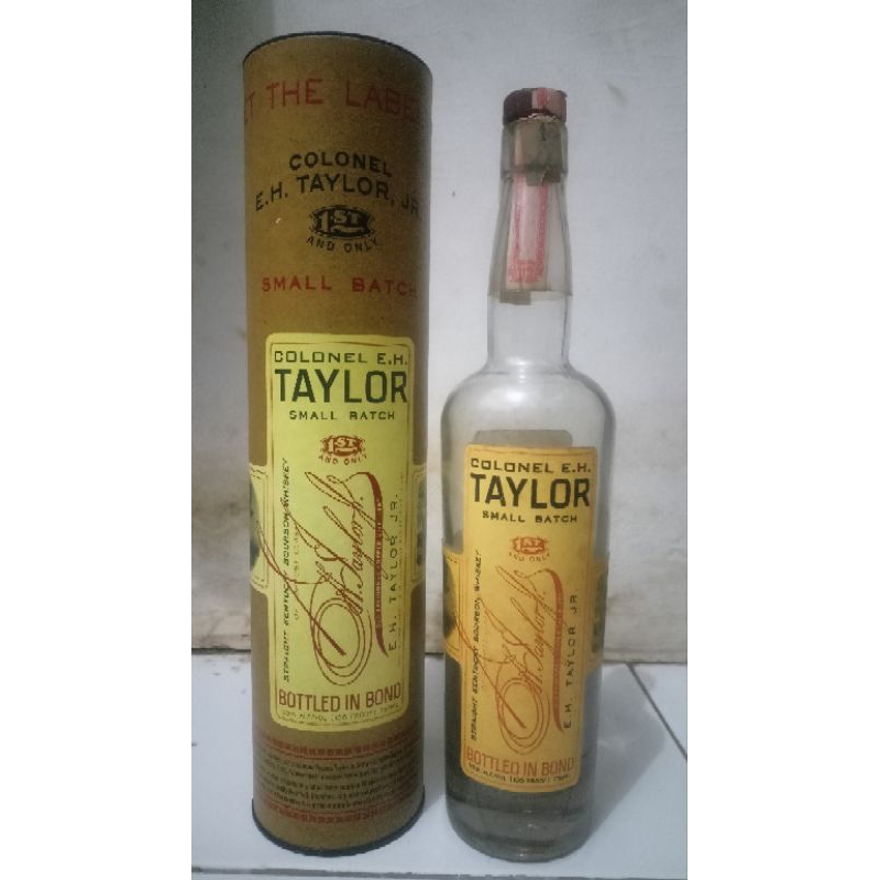 Jual Jual Botol Bekas Colonel E.H Taylor - 750 ml ( LENGKAP DENGAN BOX ...