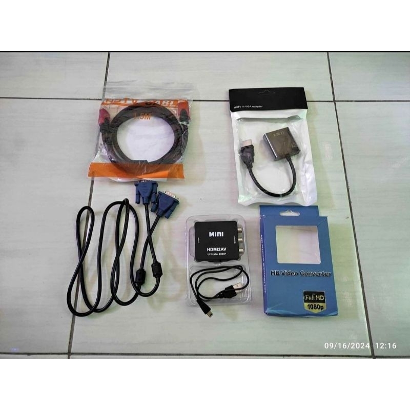 Jual Kabel HDMI to HDMI 1,5 meter, Konverter HDMI to RCA, Konverter HDMI to VGA, Kabel VGA 1,5 ...
