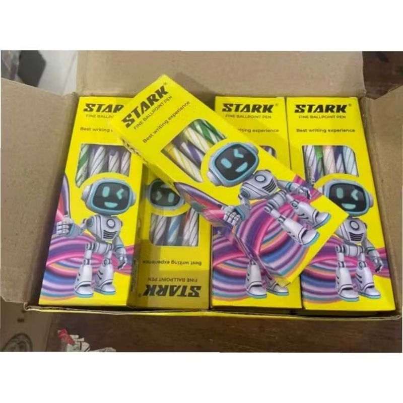 Jual pen ulir STARK tinta hitam | Shopee Indonesia