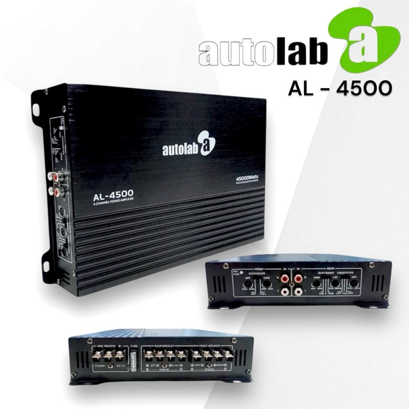 Jual POWER AMPLIFIER 4 CHANNEL AL-4500 AUTOLAB | Shopee Indonesia