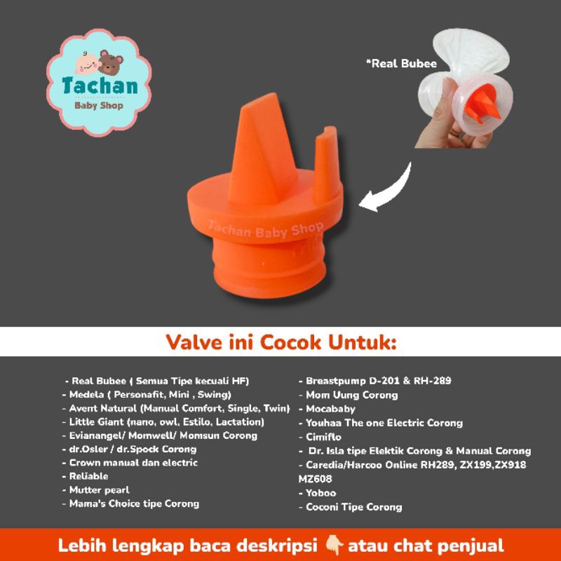 Jual Valve Pompa ASI Orange Universal Real Bubee, Mom uung, Dr.Isla ...