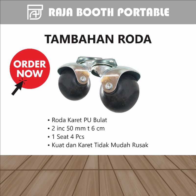 Jual Tambahan Roda Booth Portable Semua Ukuran | Shopee Indonesia