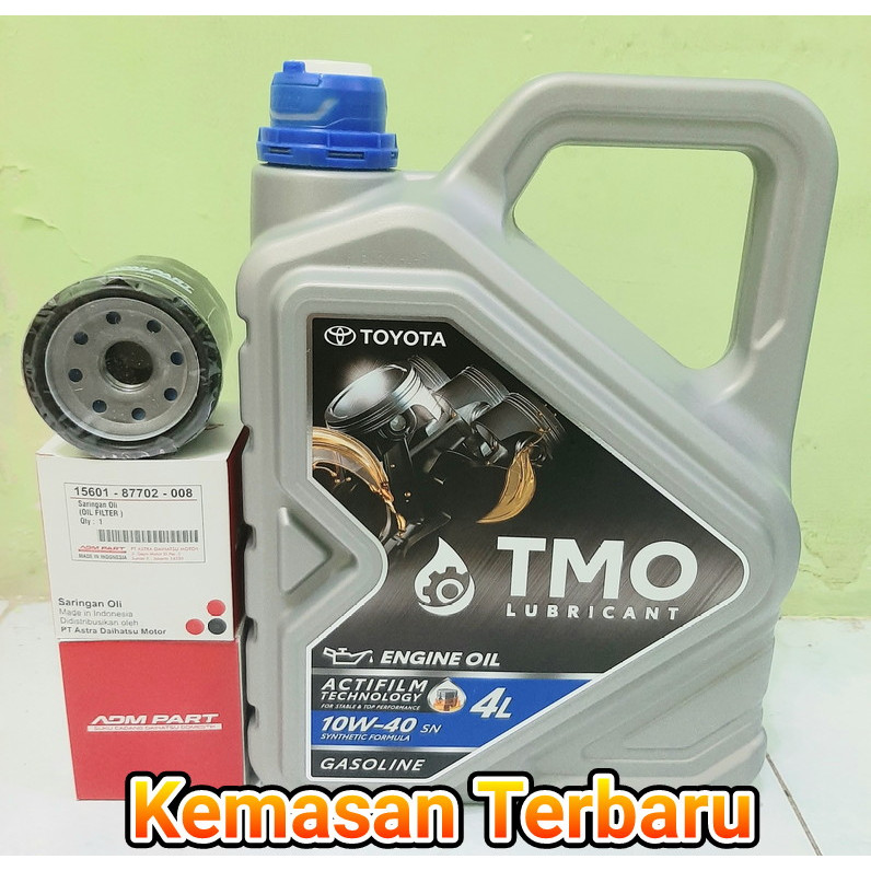 Jual PAKET TMO Oli Mesin Xenia, Avanza, Rush, Terios @4 Liter Oli SAE ...