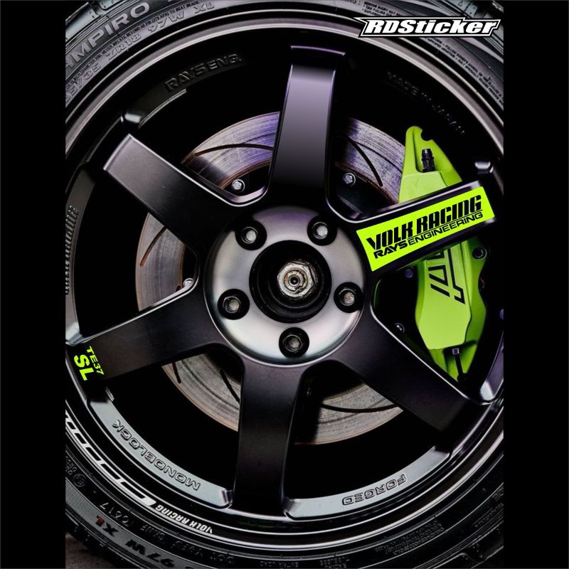 Jual sticker velg volk racing TE 37 limited edition | Shopee Indonesia