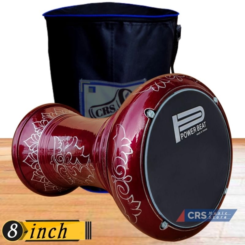 Jual Darbuka Kayu 8 inch Dumbuk Marawis Warna Tembaga | Shopee Indonesia